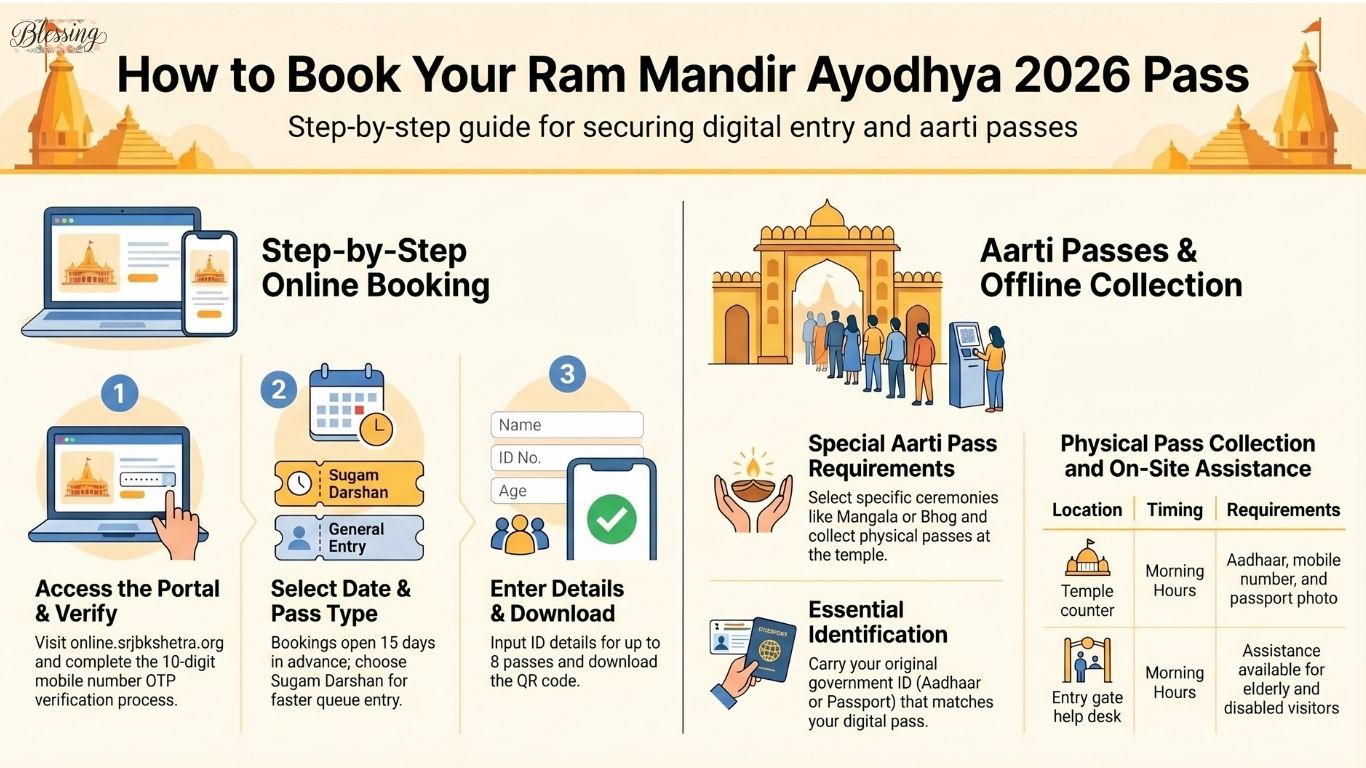 Ayodhya Ram Mandir Darshan 2026: Complete Guide, Free Pass Booking ...