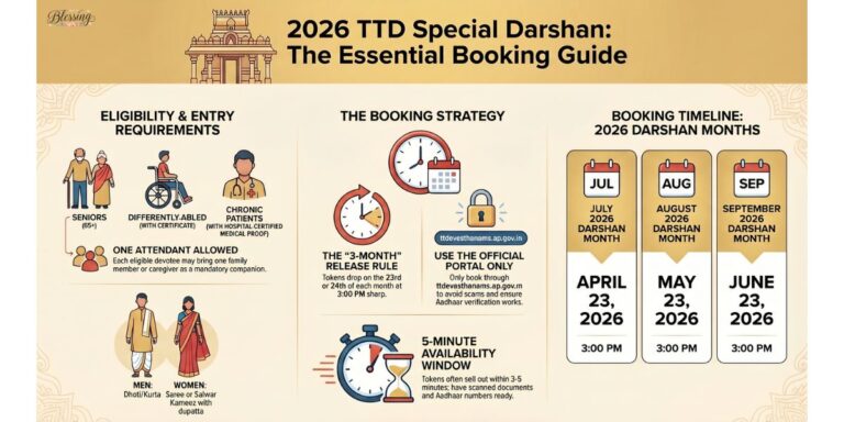 TTD CDMS Registration for Darshan & Accommodation Booking